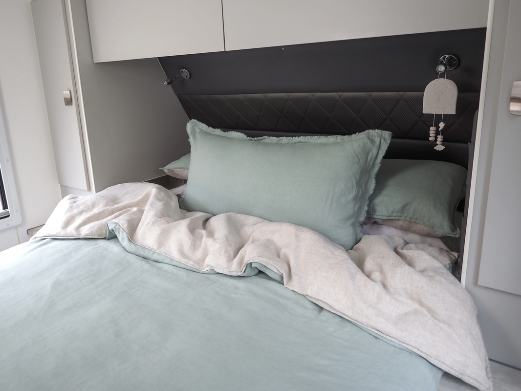 MeanderWild | Caravan Double Sheet Set Zip Design Buy Adventure Awaits