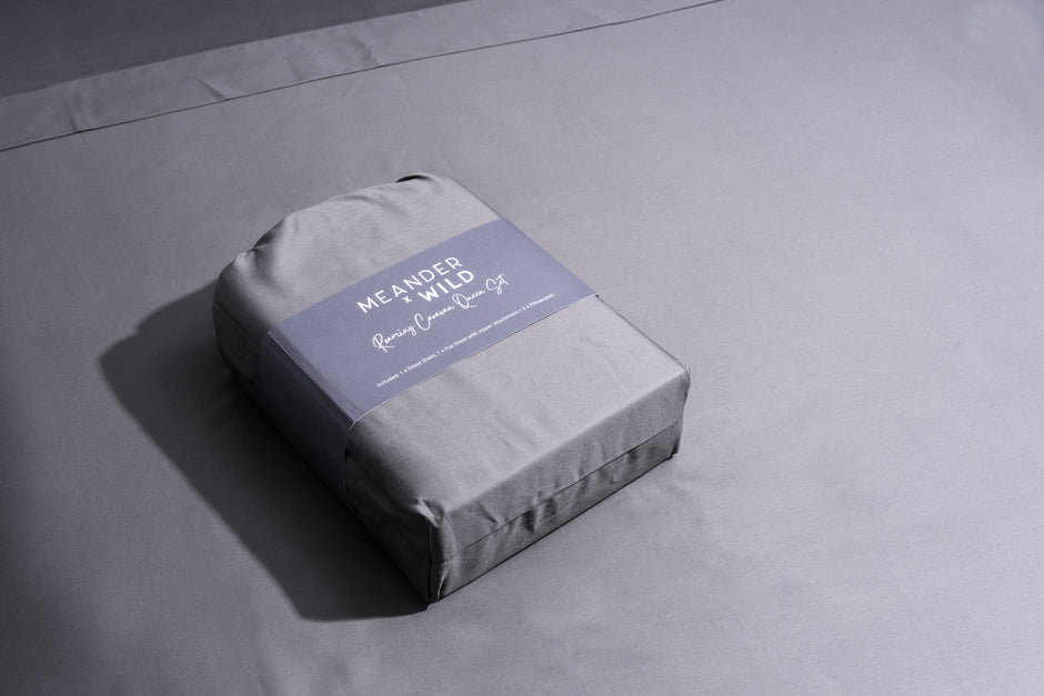 MeanderWild | Caravan Queen Sheet Set Zip Together Fitted Caravanning