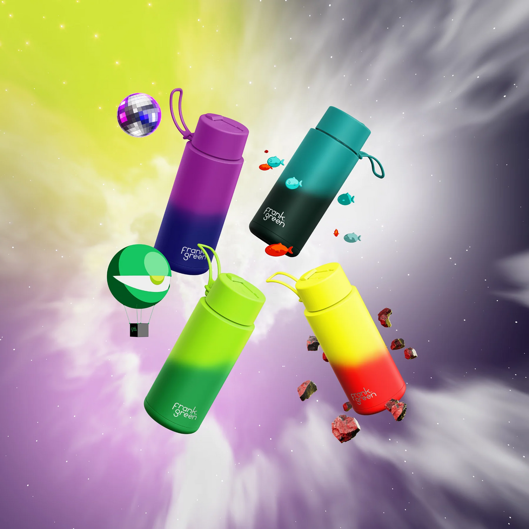 Frank Green Colour Change Drink Bottle | Adventure Awaits