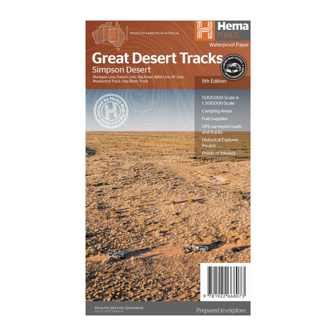 Hema Maps Great Desert Tracks Simpson Desert – Adventure Awaits