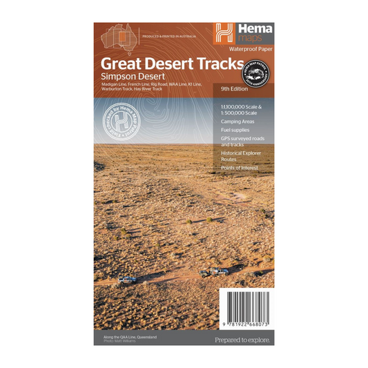 Hema Maps Great Desert Tracks Simpson Desert