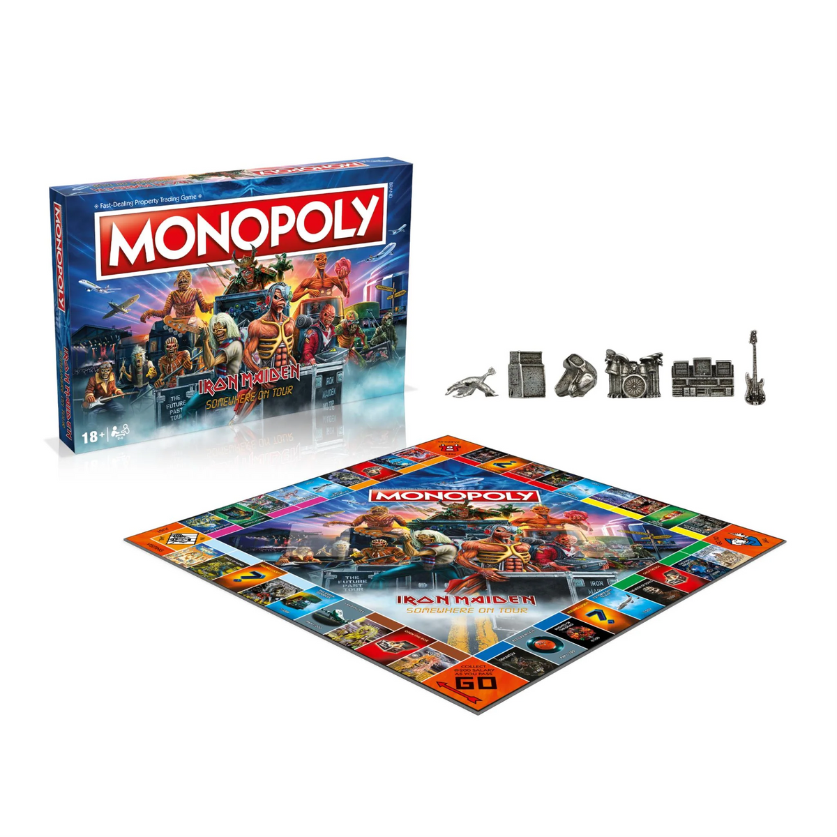 Monopoly Iron Maiden Edition Family Game Boards – Adventure Awaits