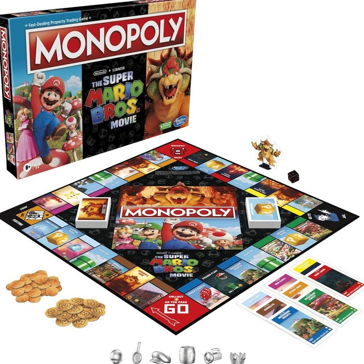 Monopoly The Super Mario Bros Movie Edition Monopoly Board Games