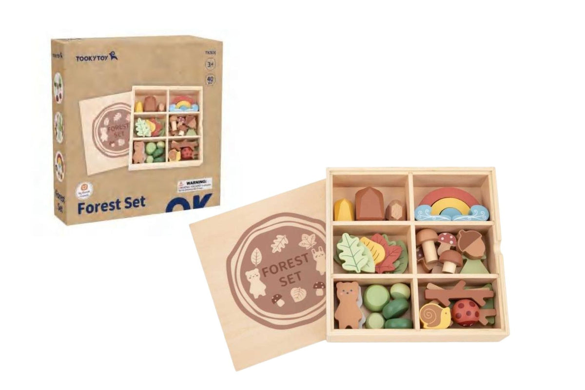 Tooky Toy | Forest Set Imaginative Play Wooden – Adventure Awaits