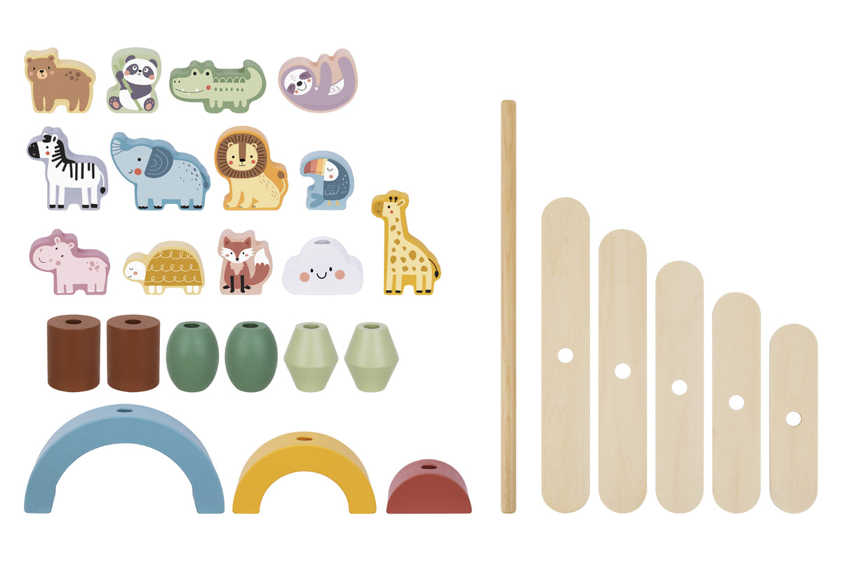 Stacking Animals By Tooky Toy Pretend Play Fine Motor Skills Forest ...