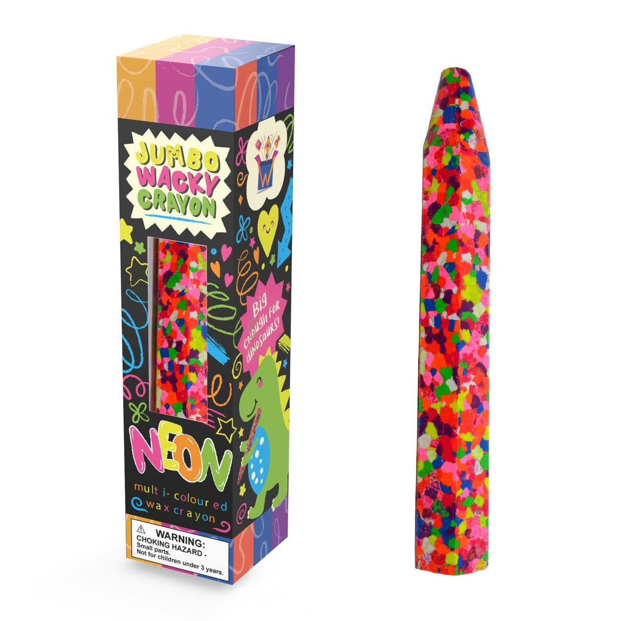 Wacky Jumbo Neon Crayon Kids Art Crayons – Adventure Awaits