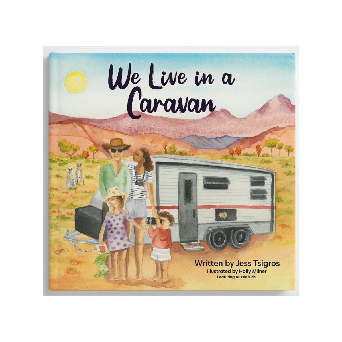 We Live In A Caravan Children's Book Australian Made Big Lap ...