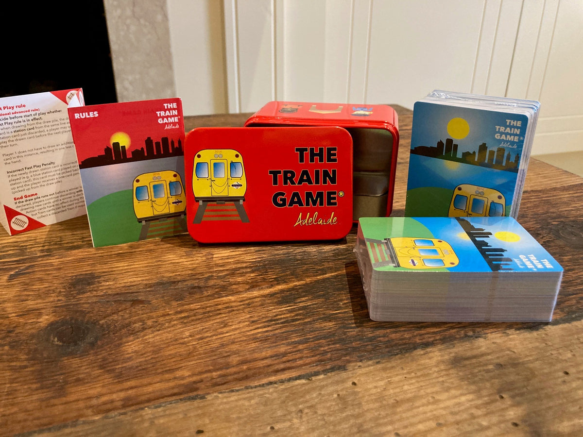 The Train Game Card Game Melbourne Train Station Sydney Metro Brisbane ...