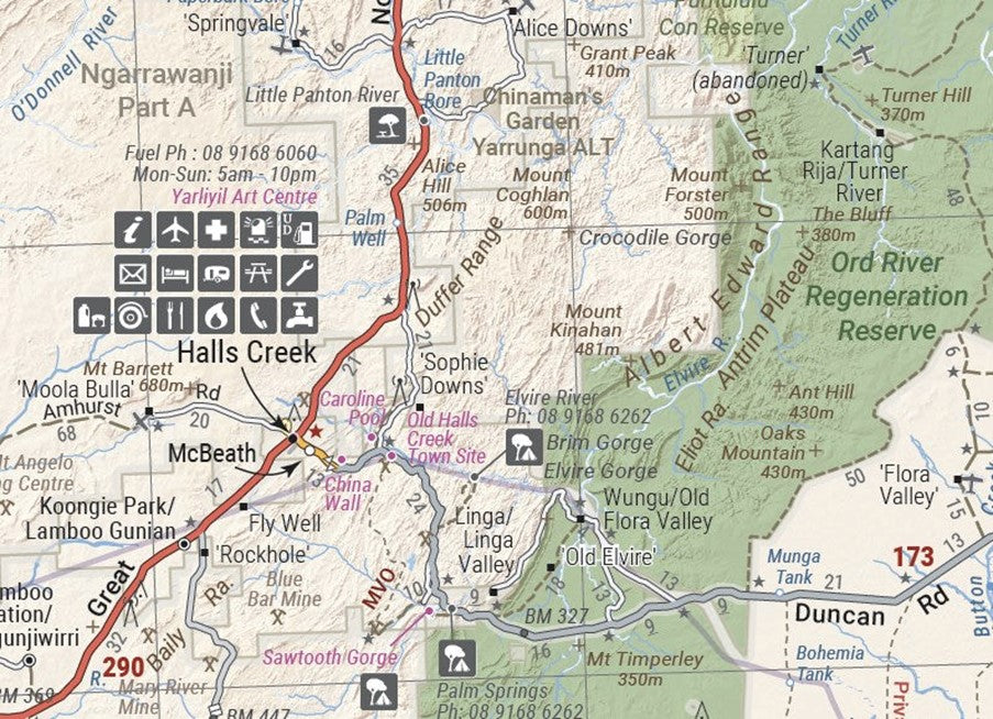 Hema Maps Great Desert Tracks Central Sheet – Adventure Awaits
