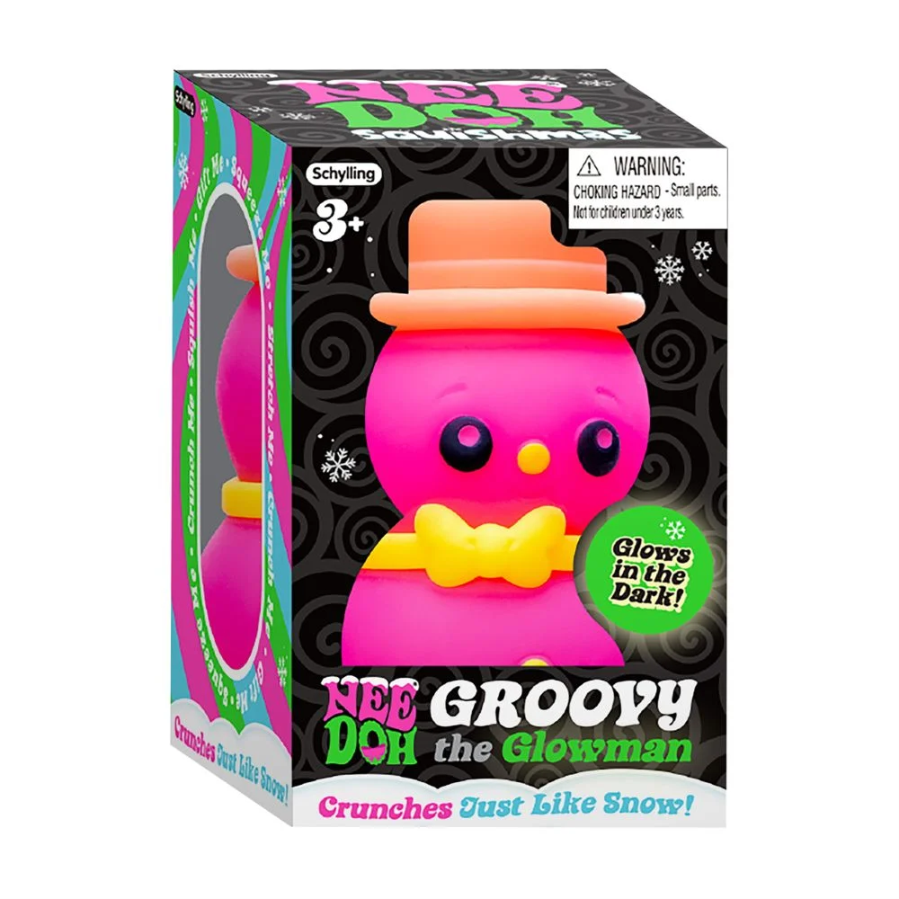 Schylling NeeDoh Groovy The Glowman Toy Sensory Tool Kids Gifts ...