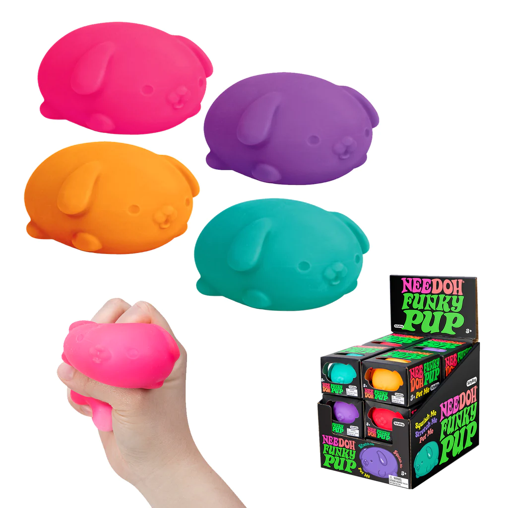 Shylling Nee Doh Funky Pup Fidget Toy Sensory Tool Squishy Ball Shylling Nee Doh Funky Pup Fidget Toy Sensory Tool Squishy Ball