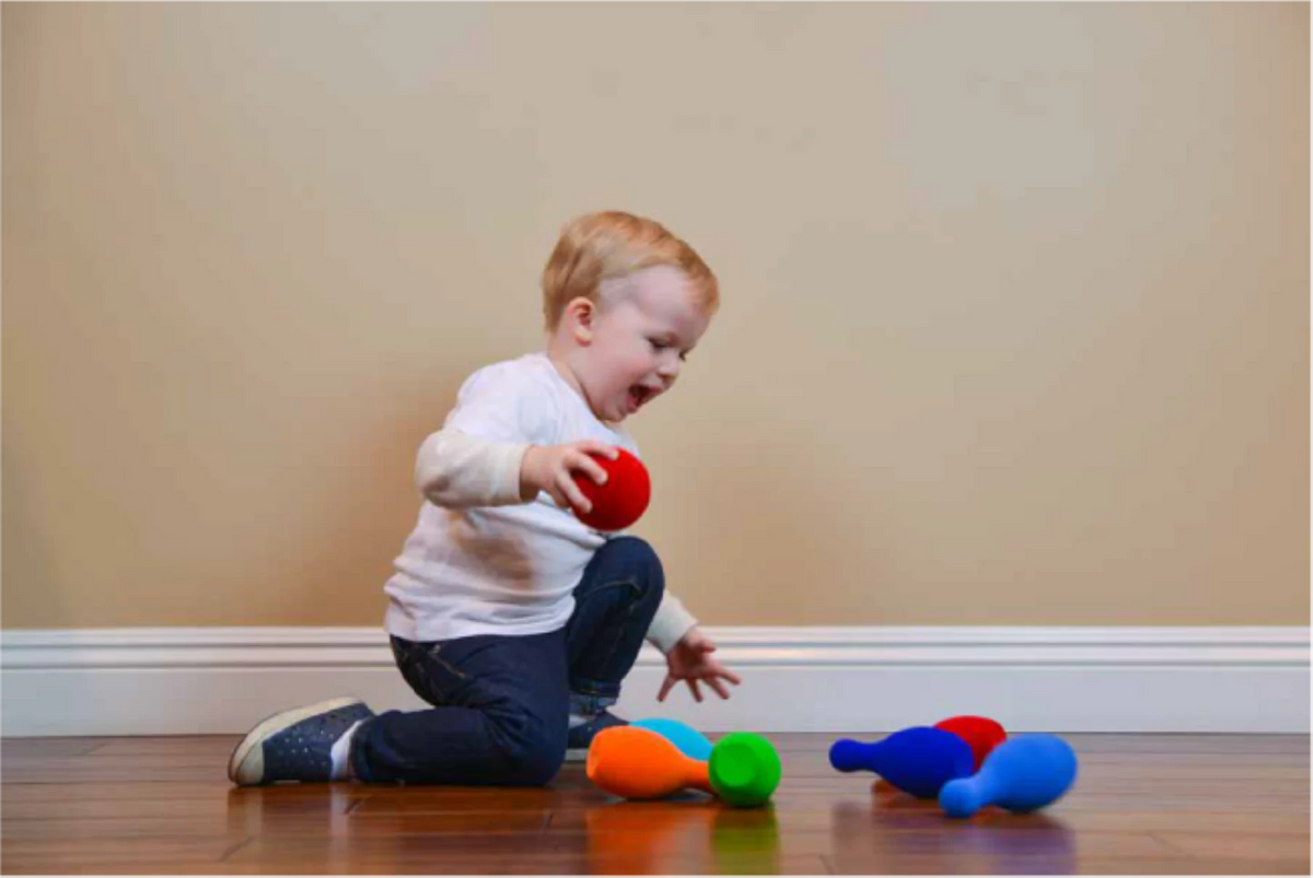 Rubbabu Bowling Set Natural Rubber Foam Toys STEM Play – Adventure Awaits