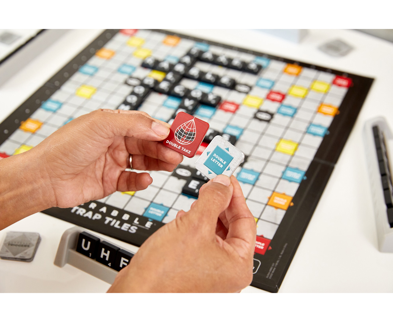 Scrabble Trap Tiles Board Game Family Fun – Adventure Awaits