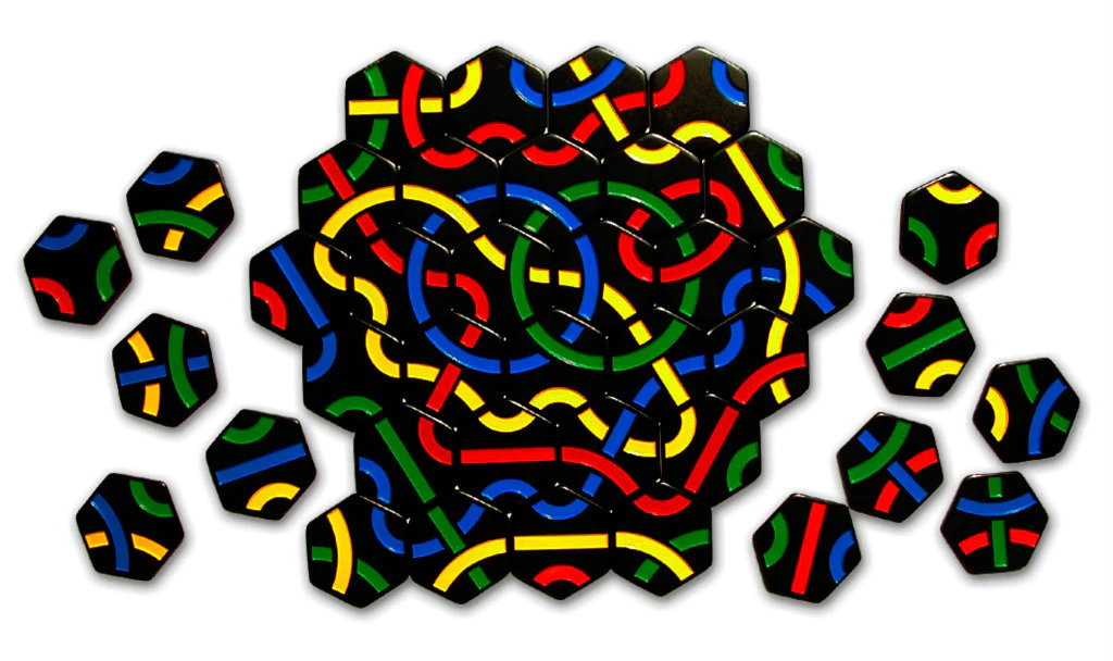 Tantrix Stay Connected Game Solitaire Strategy Game – Adventure Awaits