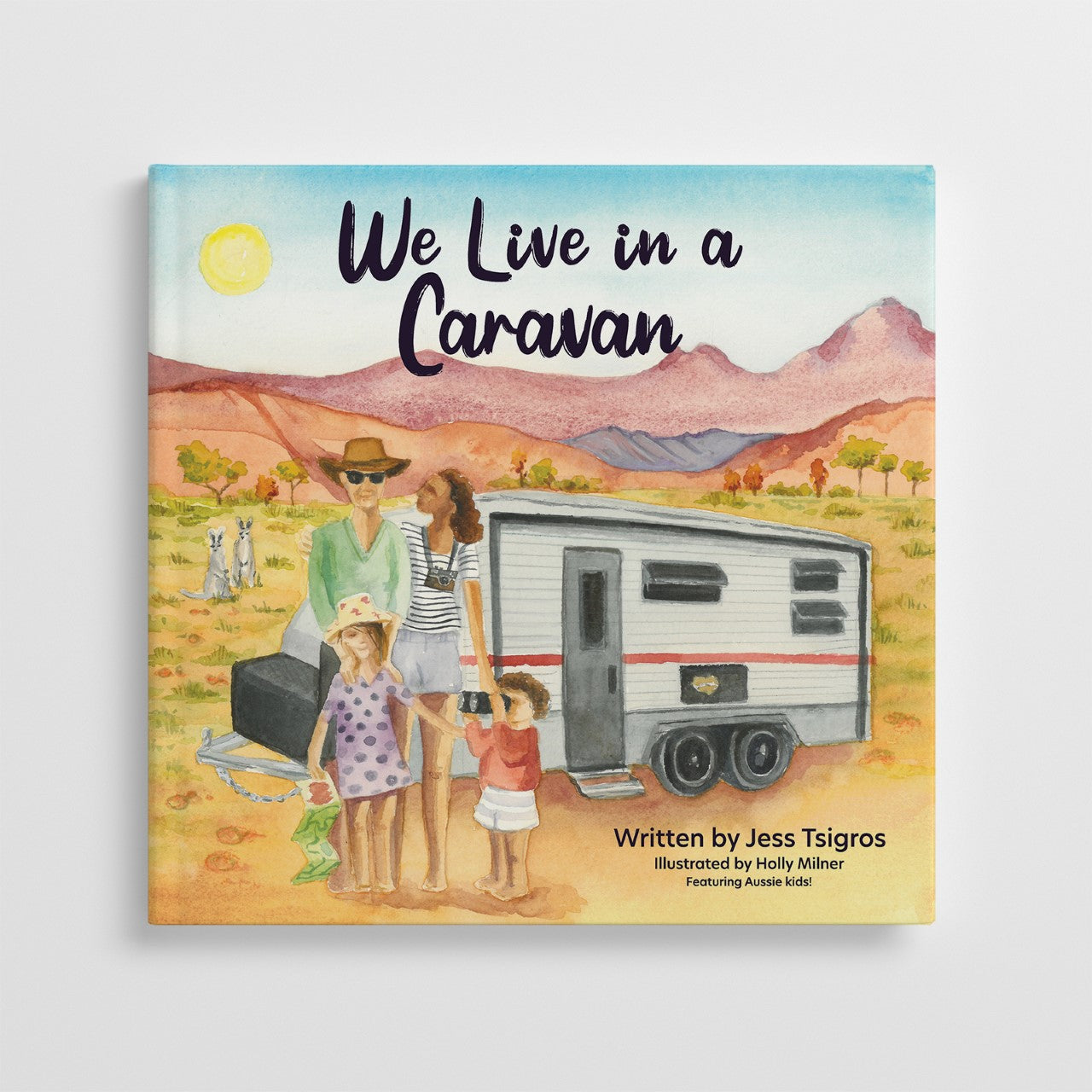 We Live In A Caravan Children's Book Australian Made Big Lap ...