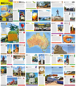 Hema Maps Big Things of Australia Map Travel Caravanning Accessories ...