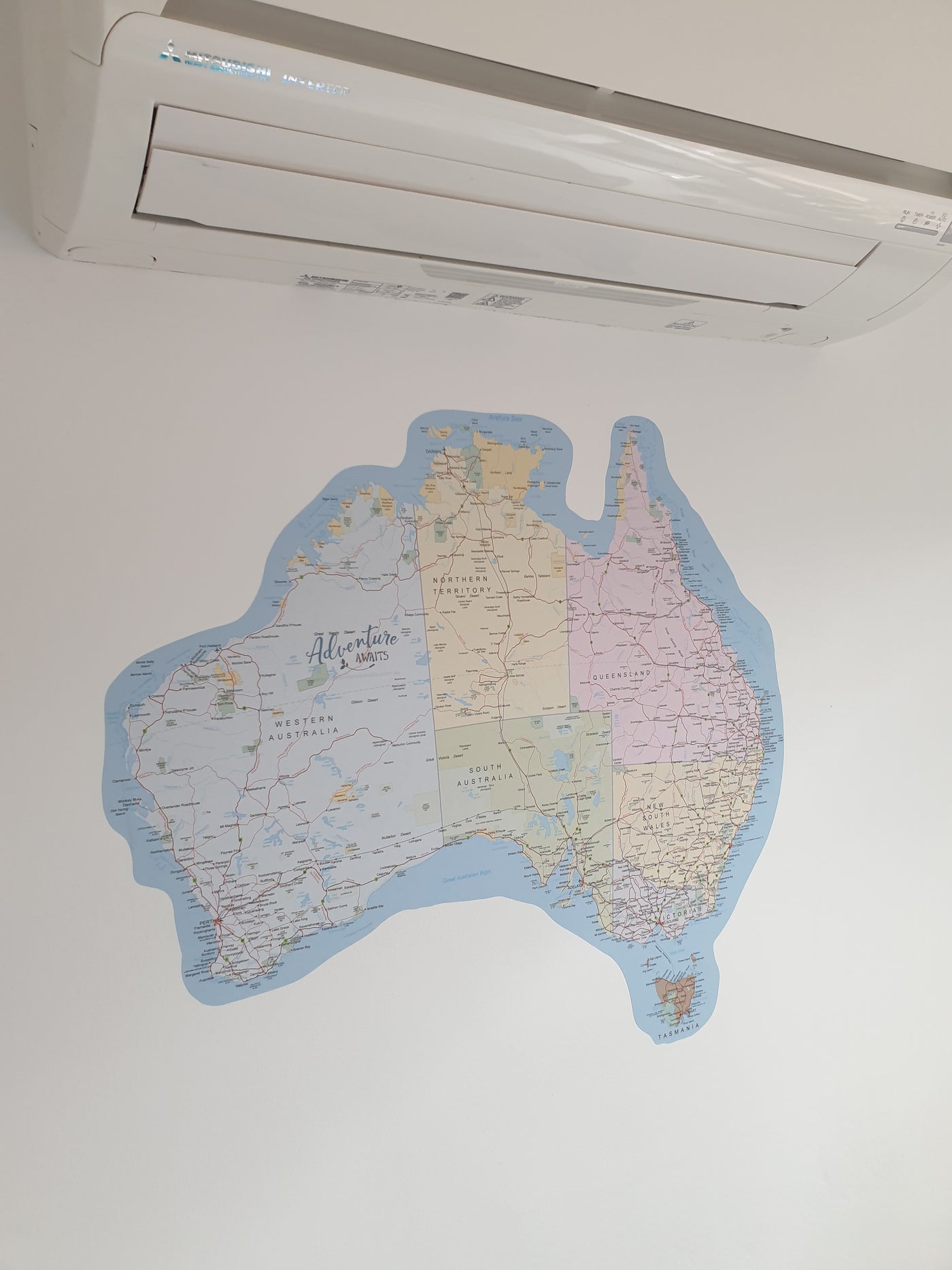 Map of Australia Sticker – Extra Large UV Decal for Caravans or Walls