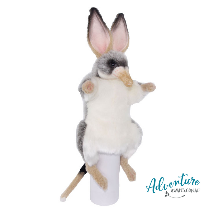 Hansa Bilby Hand Puppet Plush Toy 20cm Realistic – Adventure Awaits