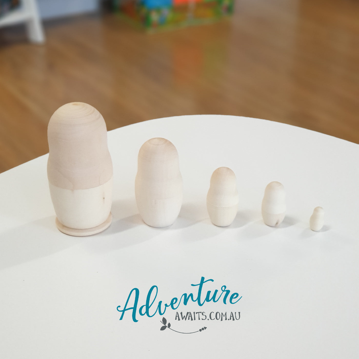 Russian Nesting Dolls Unpainted | DIY Wooden Matryoshka Set