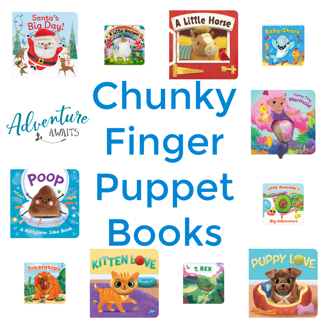 Puppets for Kids & Adults Hand, Finger & Eco Puppets Adventure Awaits