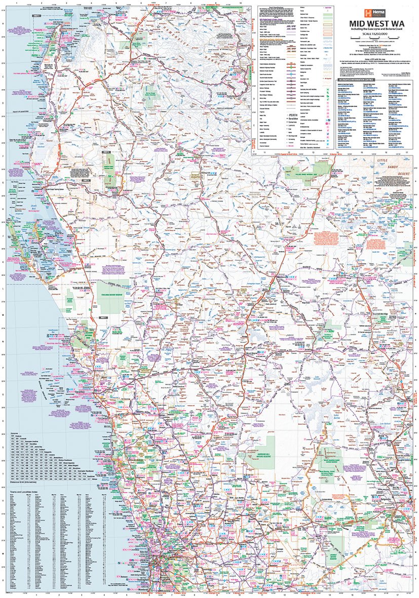 Hema Maps Mid West Western Australia | Explorer Map – Adventure Awaits