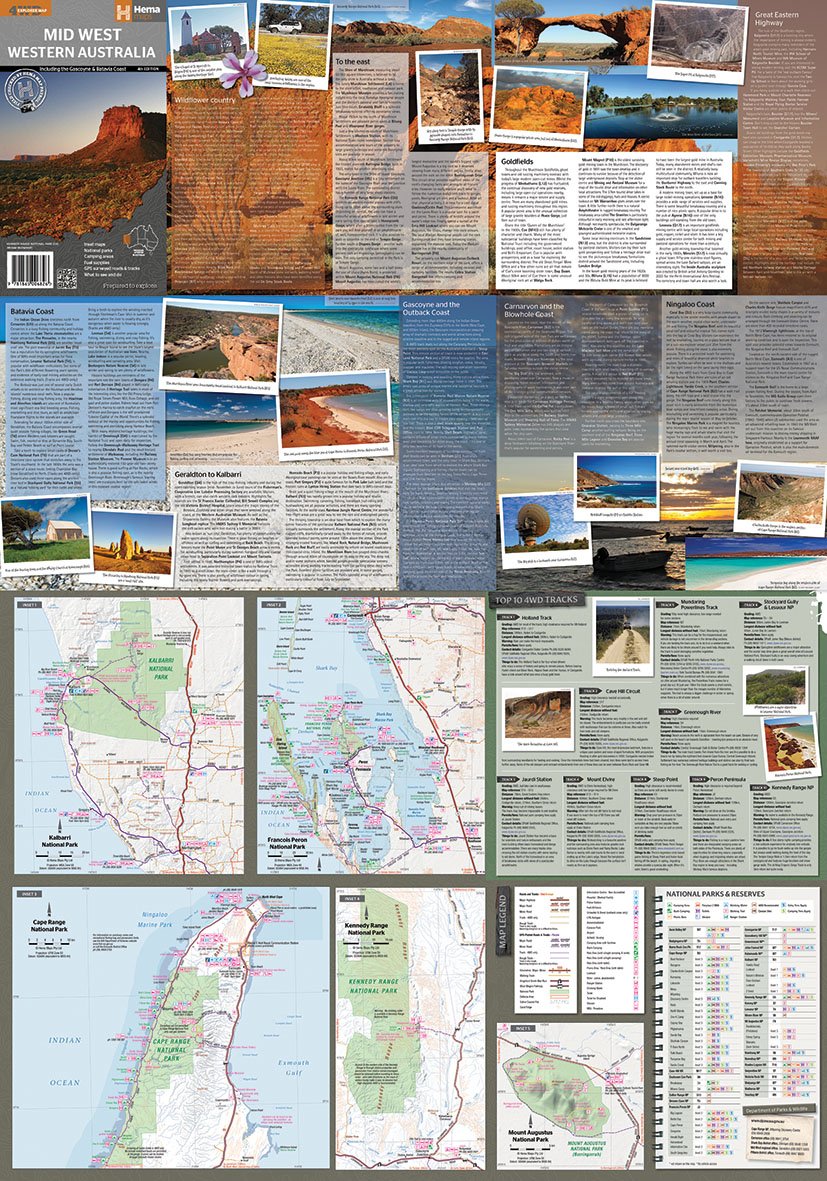 Hema Maps Mid West Western Australia | Explorer Map – Adventure Awaits