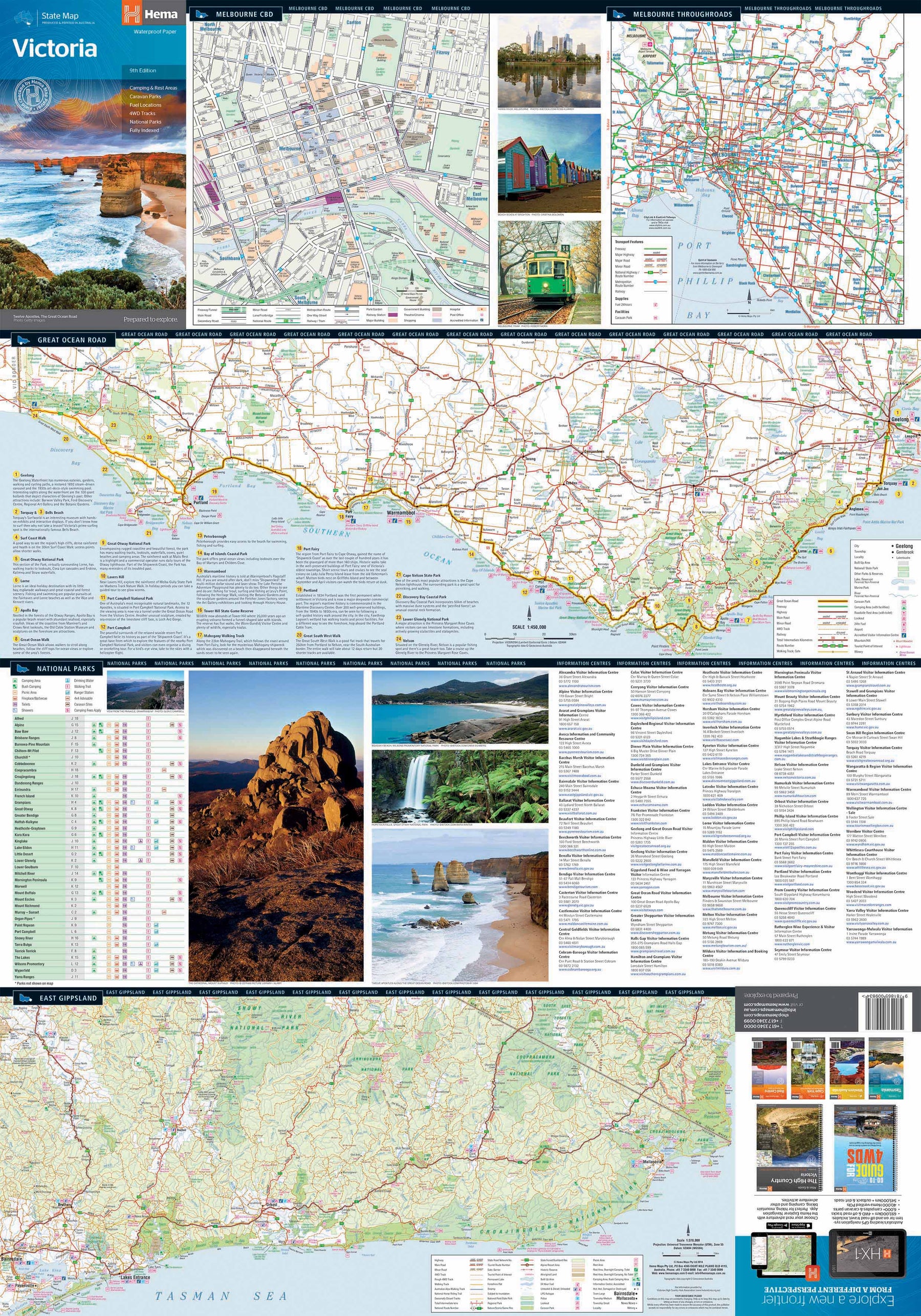 Hema Maps Victoria | State Map | VIC Travel Map