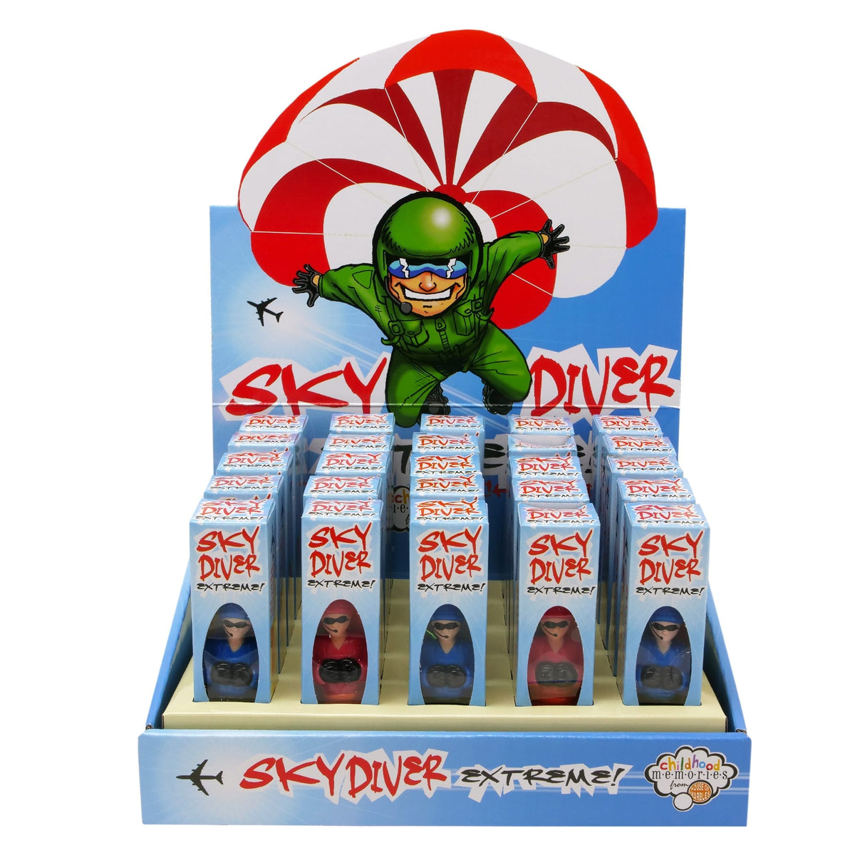 Sky Diver Parachute Man Retro Toy Kids Gifts
