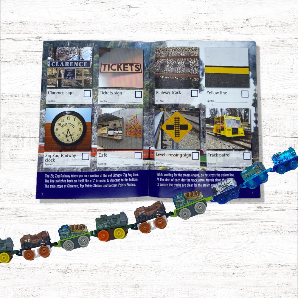 Spotto Books Zig Zag Railway Educational Travel Games Kids ...