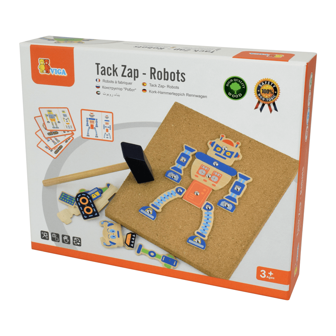 Tack Zap Set - Robot Kids Wooden Toys – Adventure Awaits