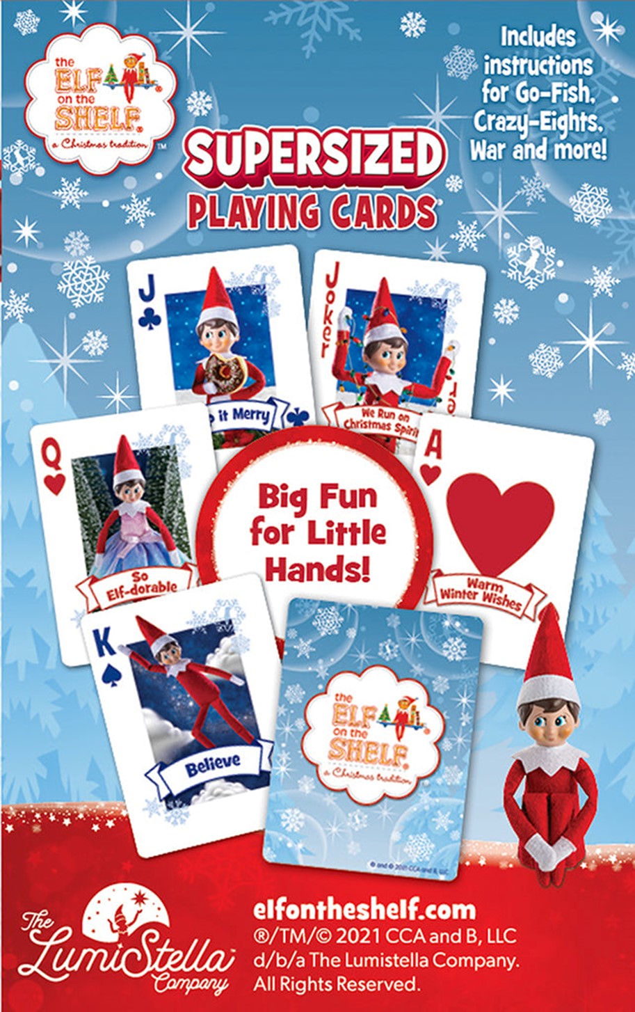 Elf on the Shelf | Supersized Playing Cards – Adventure Awaits