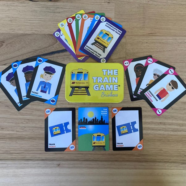 The Train Game Card Game Brisbane Trains Family Games Night – Adventure ...