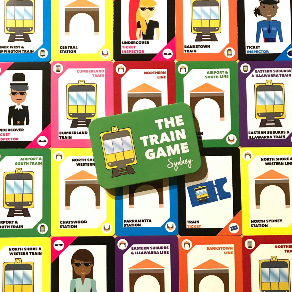 The Train Game Card Game Sydney Trains Family Games Night – Adventure ...