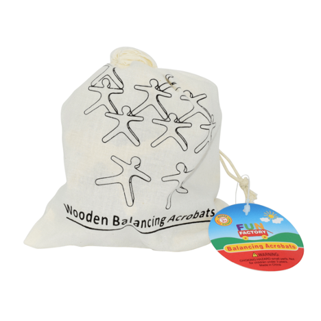 Wooden Balancing Acrobats People Kids Toys Mindfulness Sensory Tools ...