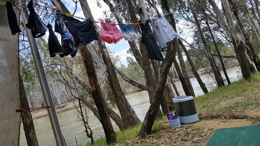 Slide n' Dry Pegless Clothesline Camping Clothesline Australian Made ...