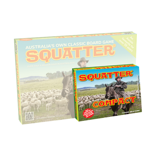 Squatter Compact Board Game Family Australian Sheep Farm Travel Games ...