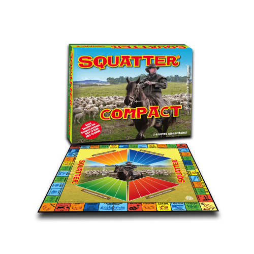 Squatter Compact Board Game Family Australian Sheep Farm Travel Games ...