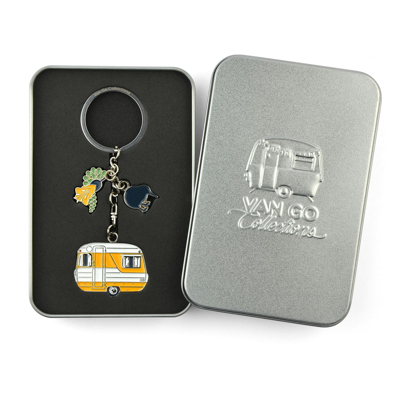 Van Go Caravan Inspired Key Rings | Various Designs & Colours