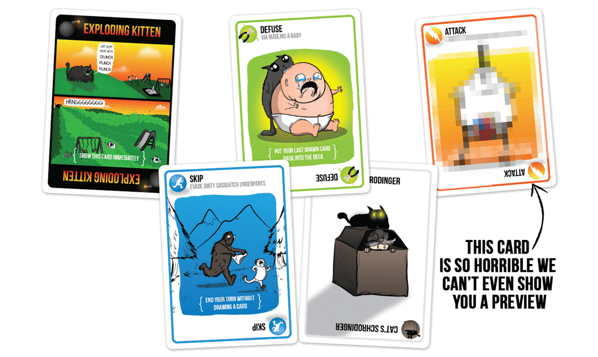 Exploding Kittens Not Safe For Work Edition Card Game – Adventure Awaits