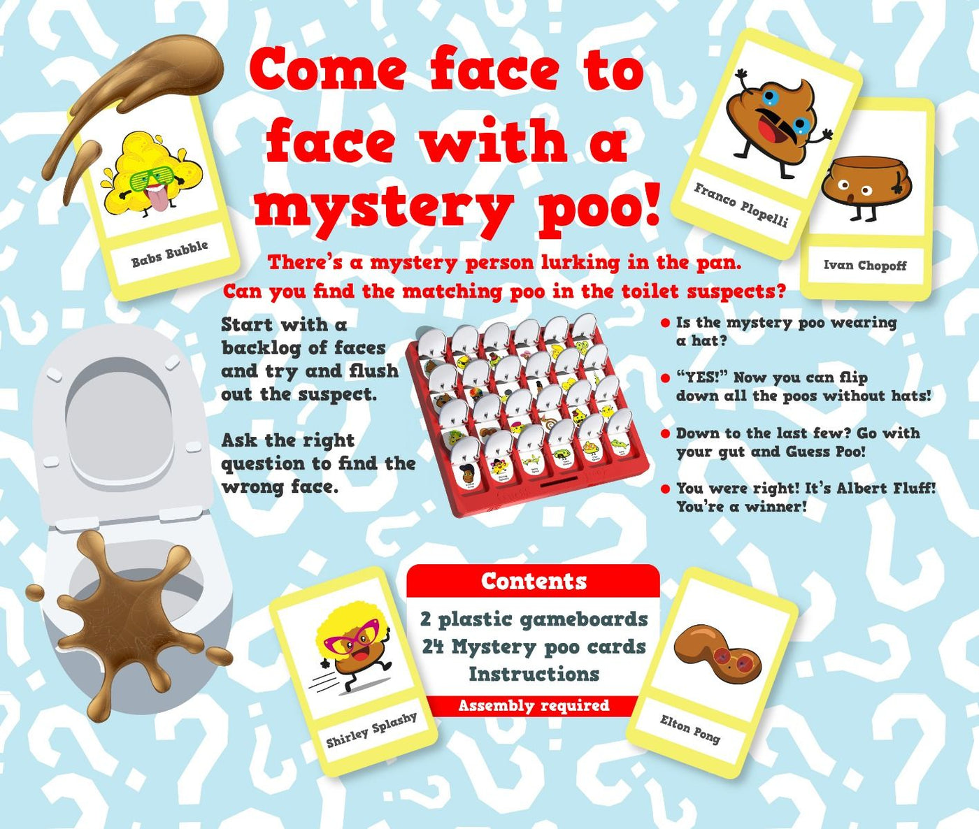 Guess Poo? Board Game | Funny Family Game Night Gift