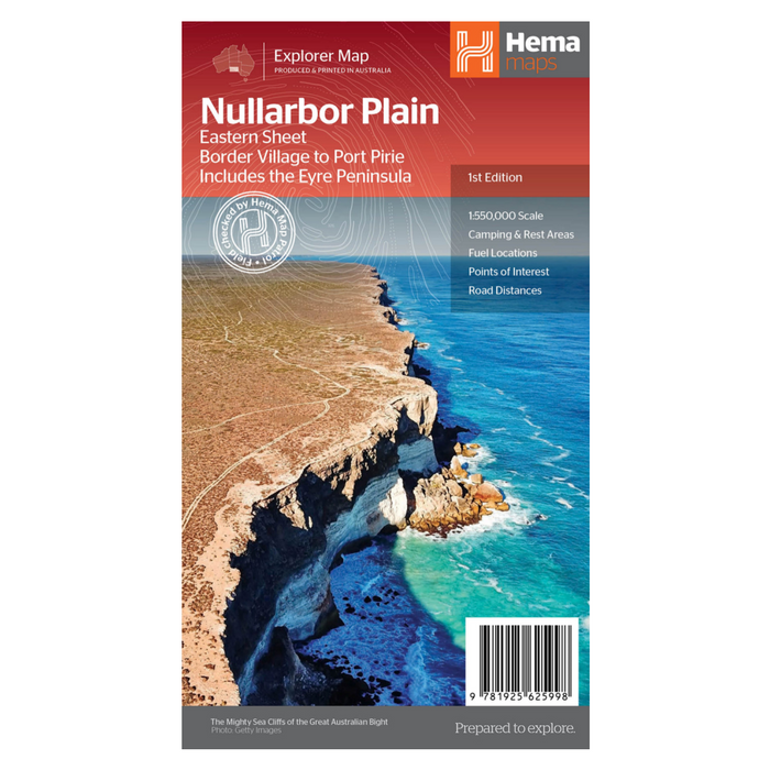 Hema Maps Nullarbor Plain | EASTERN Map | Explorer Map – Adventure Awaits