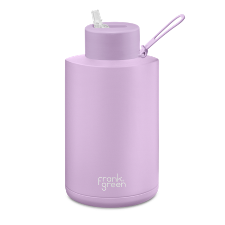 Frank Green Ceramic Reusable Drink Bottle With Strap 68oz 2000ml ...