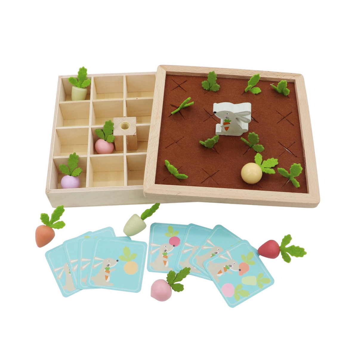 Radish Farm Memory Game Wooden Educational – Adventure Awaits
