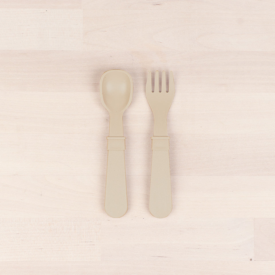 Re-Play Cutlery Spoon & Fork Set Recycled Reusable Kids Tableware ...