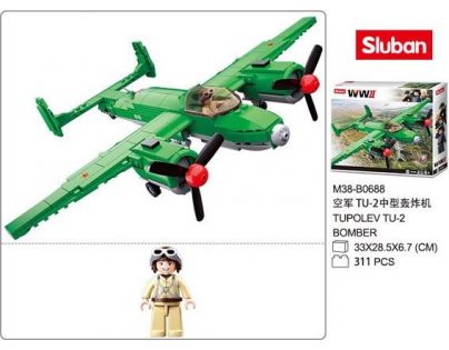 Sluban Bricks | WW2 Tupolev TU-2 Allied Bomber Building Blocks Lego ...